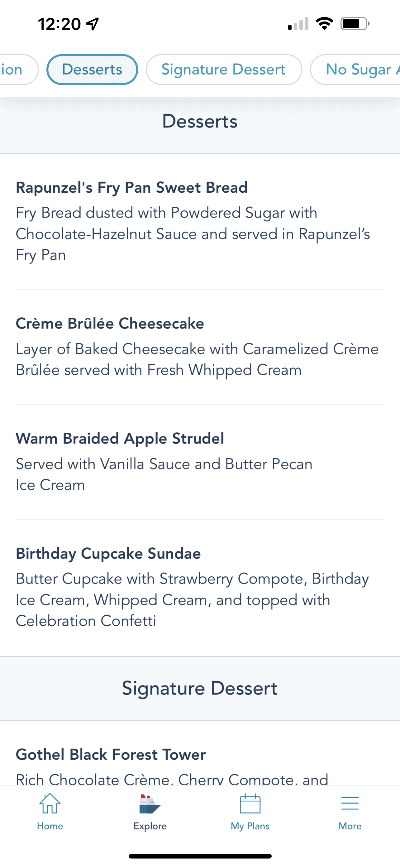 Disney Cruise Line Dining: Disney Magic Restaurants & Menus (and Food ...